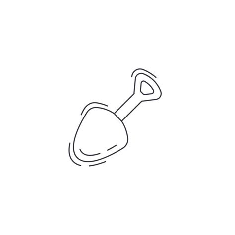 Premium Vector Shovel Line Icon Shovel Thin Line Icon