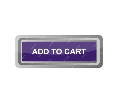Premium Vector Add To Cart Button
