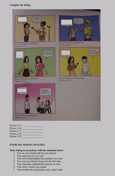 Complete The Dialog Source Dokumen Kemdikbud Studyx