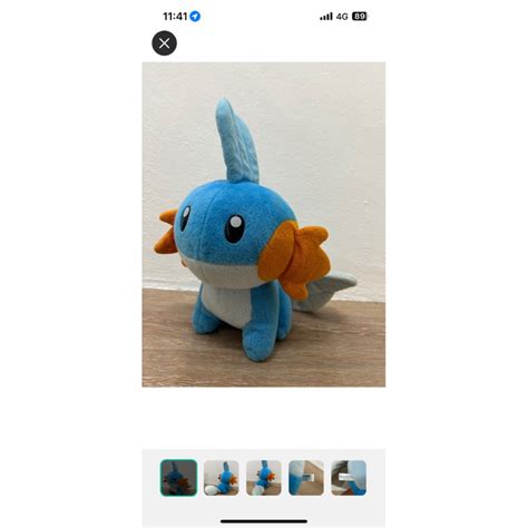 Tomy Pokemon Mudkip Plush Shopee Malaysia