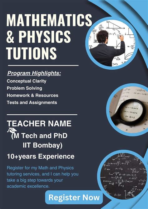 Entry 80 By Saipavankanduri9 For A Flyer For Maths And Physics Tutions