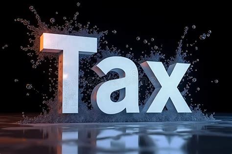 Tax Calculation Process Financial Sector Infographic Digital