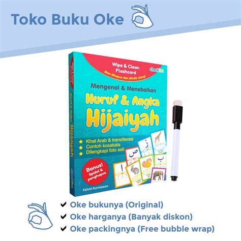 Jual Kartu Wipe Clean Flashcard Mengenal Dan Menebalkan Huruf Angka