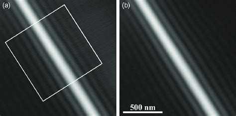 A Electron Hologram Of A Fraunhofer Diffraction From The Left Slit