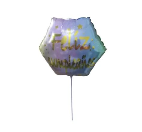 Globo metalizado feliz cumpleaños