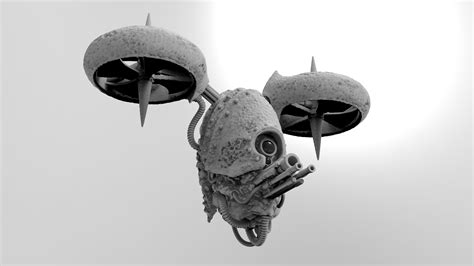 Free Stl File Plaguewing Anti Personnel Attack Drone 🔫・3d Printable