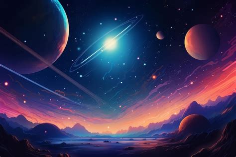 Premium Ai Image Space Wallpaper Scifi Generate Ai