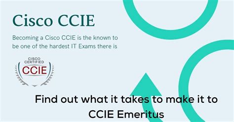 The Long Road To Cisco Ccie Emeritus
