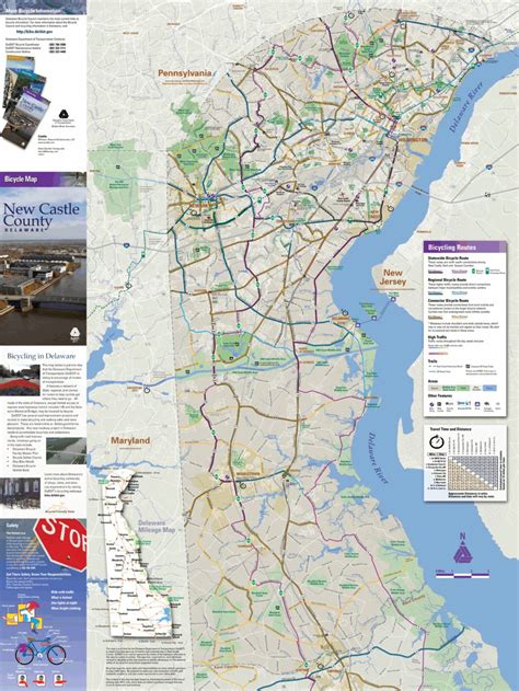 New Castle County Delaware Bicycle Map By Avenza Systems Inc