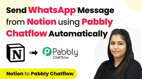 how to send whatsapp message from notion using pabbly chatflow