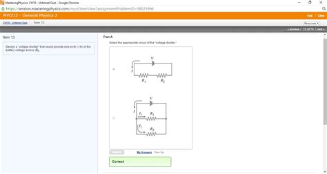 Solved Design A Voltage Divider That Would Provide Chegg Com