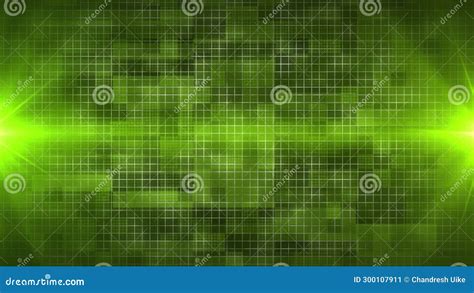 Dark Lime Green Abstract Geometric Shapes Technology Background Grid Texture Tech Background