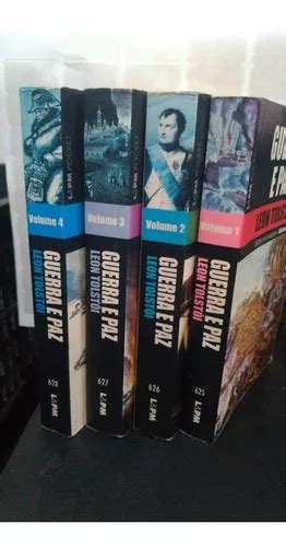 Livro Guerra E Paz Edição Em 4 Volumes Vol1vol2vol3 E Vol 4