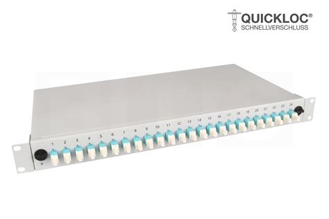 LWL Spleißbox Quick 24xLC Duplex Multimode