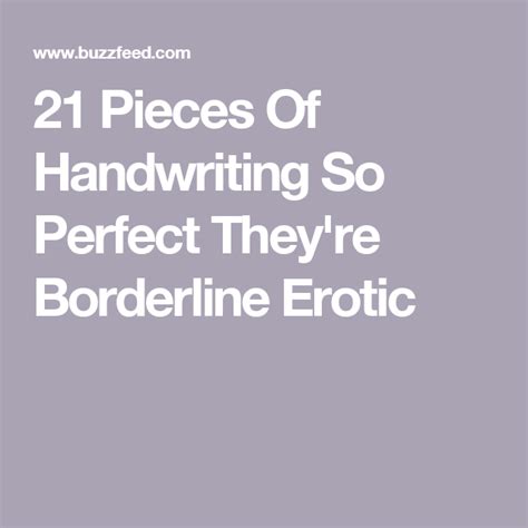 Pieces Of Handwriting So Perfect They Re Borderline Erotic Artofit