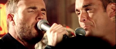 Auscaps Robbie Williams And Gary Barlow Shirtless In Shame Music Video