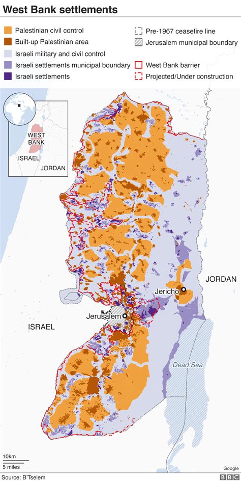 Israel Annexation New Border Plans Leave Palestinians In Despair Bbc
