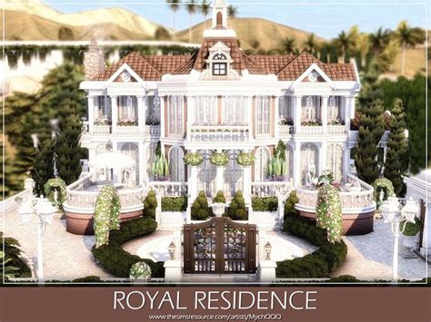 The Sims Resource Royal Residence Sims 4 House Building The Sims 4