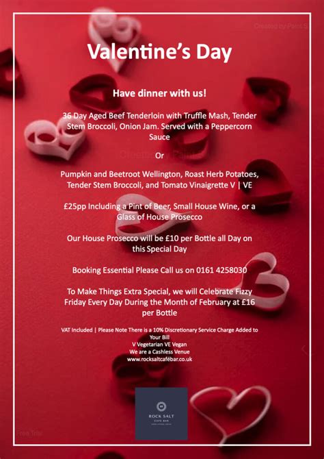 Valentines Special Rock Salt Stockport