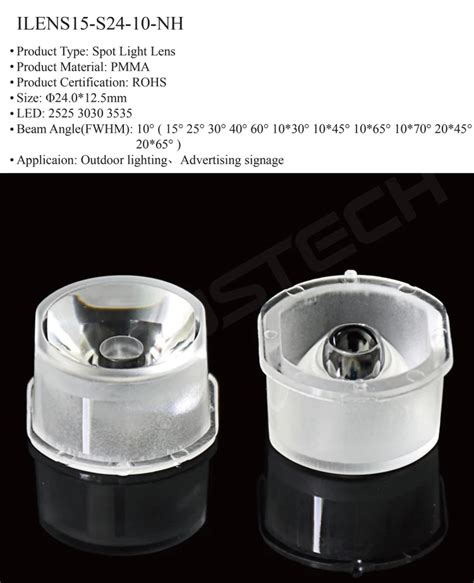 Ilenstech Multi Angle Led Lenses Pmma Single Optical Lens For 3030