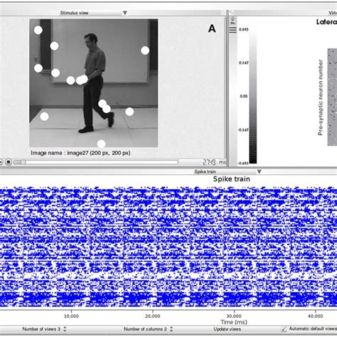 Spike Generation From Our Retina Simulator A Input Image Sequence