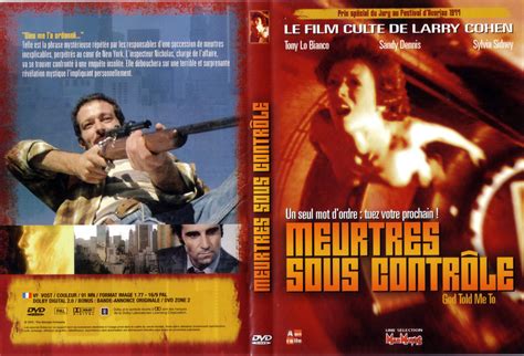 Jaquette Dvd De Meurtres Sous Controle Cin Ma Passion