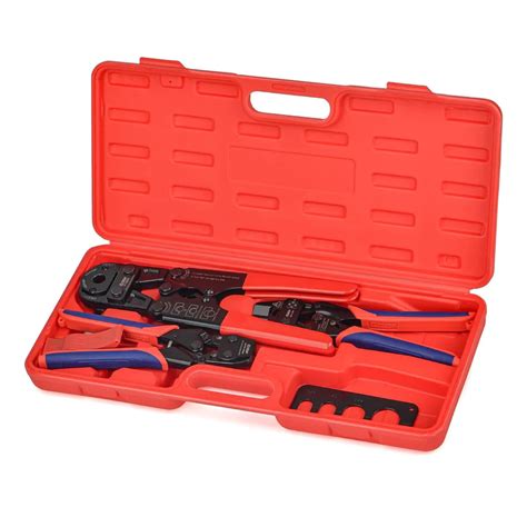 Pex Crimping Tool Set For Copper Crimp Ring And Pex Cinch Clamp — Iwiss