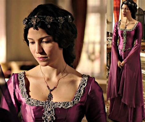 Muhtesem Yuzyil Hatice Sultan Pinkpurple Dress Hair Pieces Pink