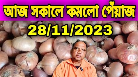 আজ সকালে কমলো পেঁয়াজ আজকের পেঁয়াজ রসুন আলুর পাইকারি বাজার দাম কত