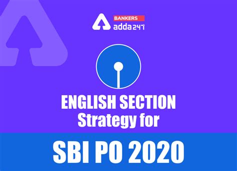 English Section Strategy For Sbi Po 2020