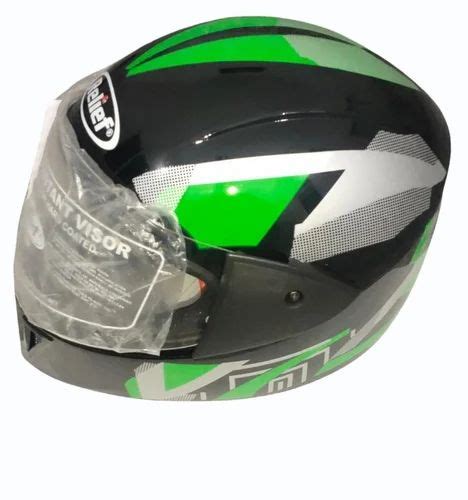Relief Polycarbonate Full Face Motorcycle Helmet At Piece In Ghaziabad