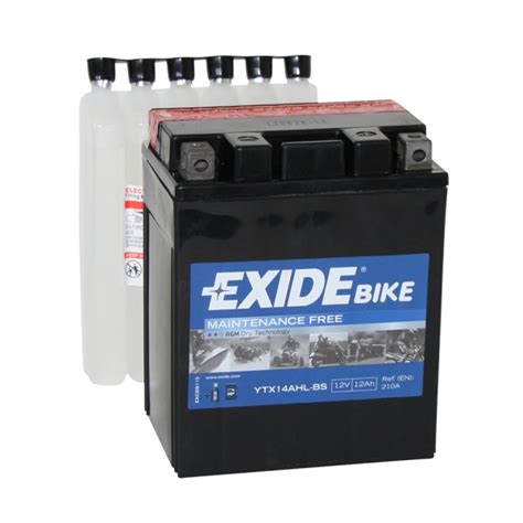 Batterie Moto EXIDE YTX14AHL BS 12v 12ah Batterie4moto Fr