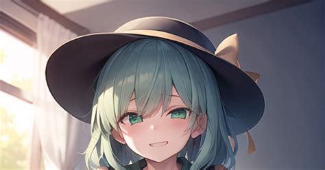 Pixai ドヤ顔m字開脚パンチラでメスガキ風に煽ってくれる制服こいしちゃん Gbレオンのイラスト Pixiv