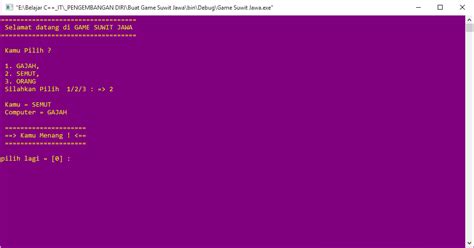 yuk lihat contoh program dev c game [terbaru] catatan sawang