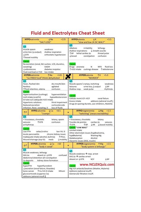 Fluid Electrolyte Nursing Diagnosis At Callum Fowler Blog