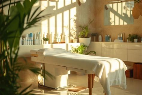 Premium Photo Interior Of Beauty Salon Featuring New Empty Spa