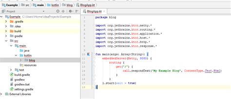 Gradle Ktor Startup Example Errors Stack Overflow