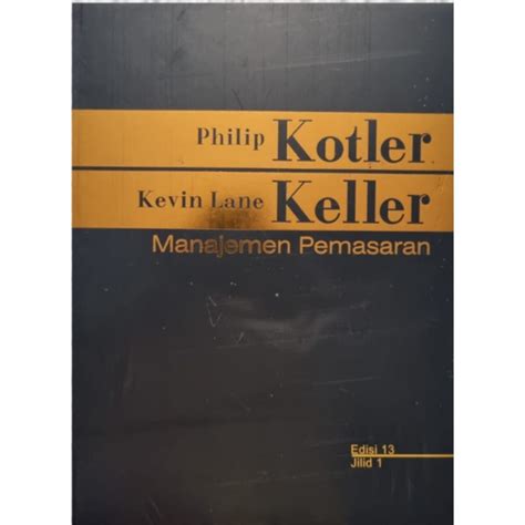 Jual Buku Manajemen Pemasaran Edisi Jilid Buku Manajemen Pemasaran Pilip Kotler Kevin
