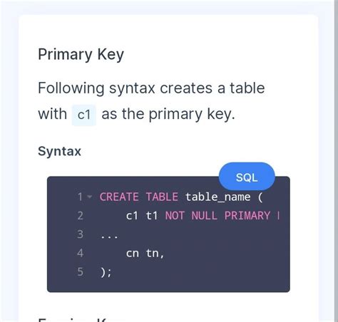 Raghu Katre On Linkedin Day76 Primary Key Foreign Key Syntax Implemented Project