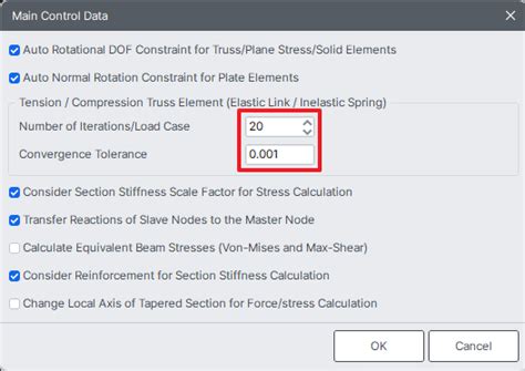 [civil nx] warnings displayed during analysis that certain load cases