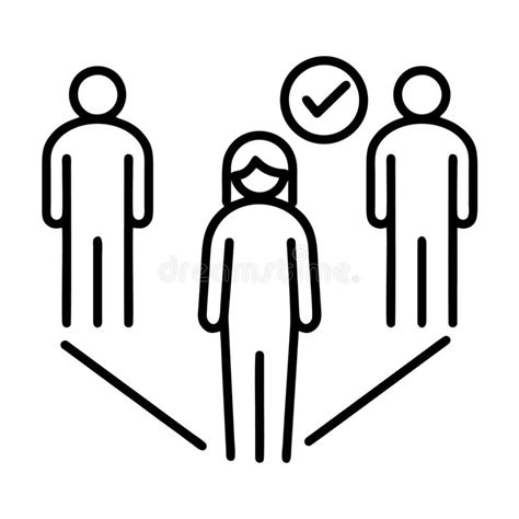 Distance Vector Icon On White Background Vector Isolated Icon Stock