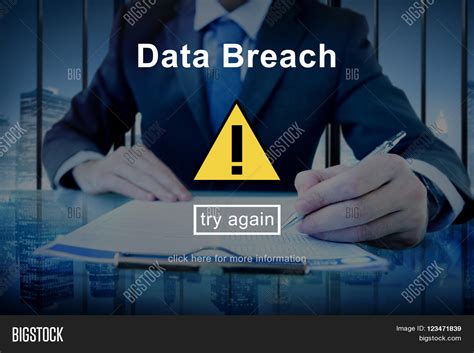 Data Breach Warning Image And Photo Free Trial Bigstock
