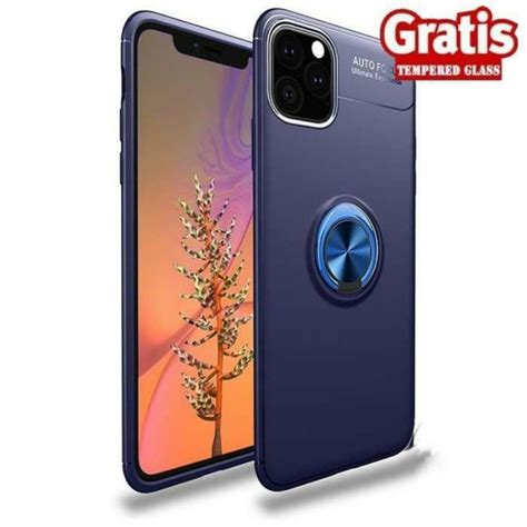 Jual Softcase Iphone Pro Autofocus Invisible Iring Case Stand Casing Free Tempered Glass