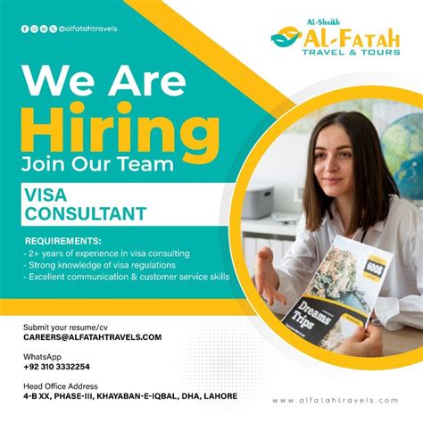 Al Fatah Travel And Tours On Linkedin Yes We Are Hiring Send Your Cv