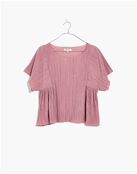 Texture And Thread Micropleat Top Madewell