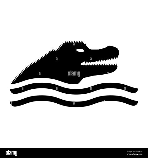 Alligator Sign Alligator Area Sign Stock Vector Image And Art Alamy