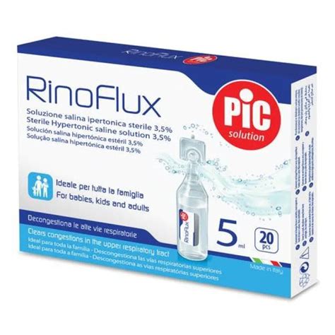 Pic Rinoflux Saline Solution 20×5ml Pharmacare Online