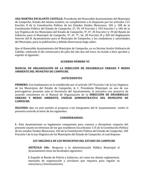 Desarrollo Urbano Y Medio Ambiente