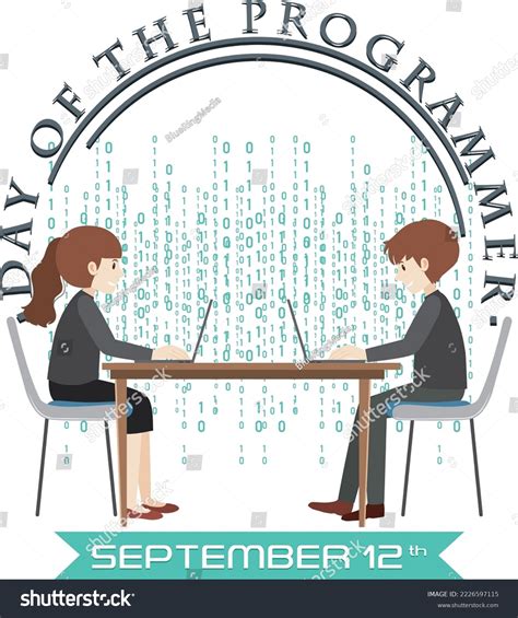Day Programmer Poster Illustration Stock Vector Royalty Free 2226597115 Shutterstock