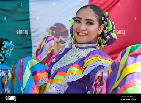 Antalya Turkey October 03 2022 Young Brunette Beautiful Mexican